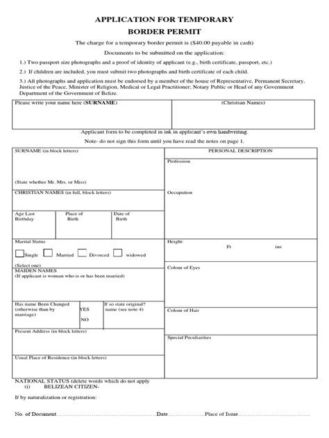 Image result for Entry Permit Application Form