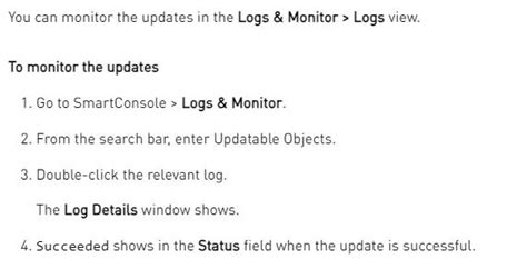 Image result for Checkpoint Updatable Objects List