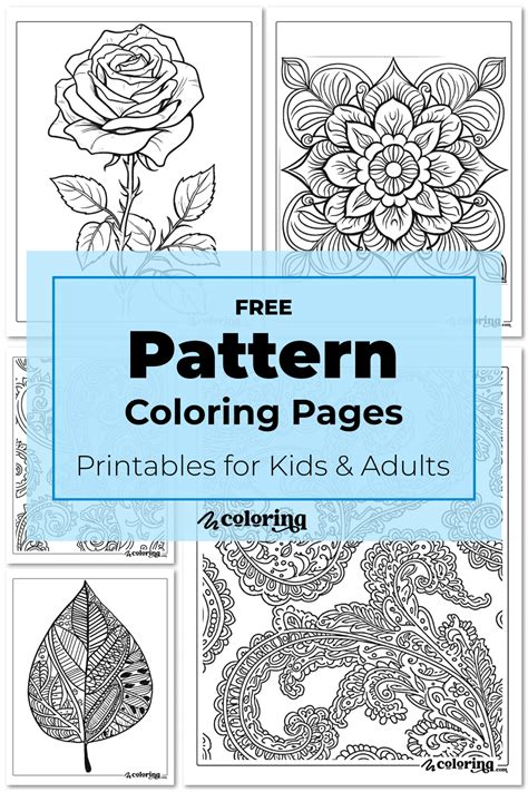 Image result for Pattern Coloring Pages
