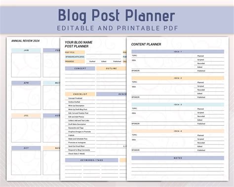 Image result for Blog Post Planner
