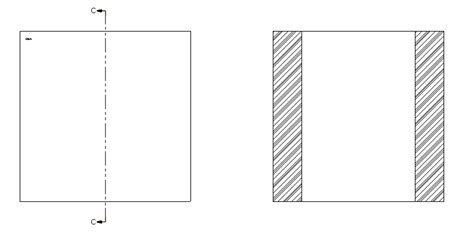 Image result for Section View SolidWorks CSWA
