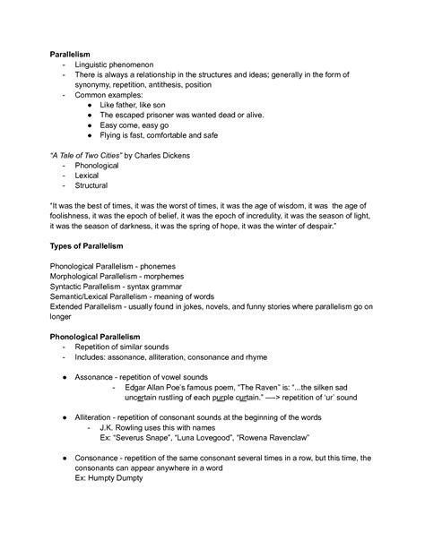 Image result for Parallel in English Writing