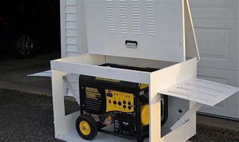 Image result for Portable Generator Storage