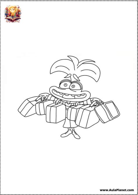 Image result for Inside Out 2 Coloring Pages Printable