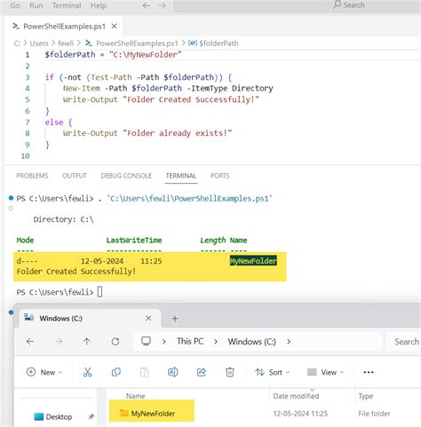 Image result for Create Folder PowerShell