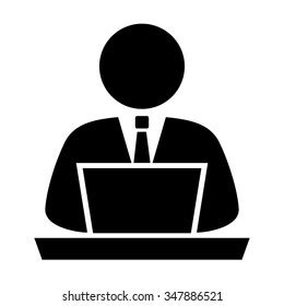 Image result for Person Using Computer Vector