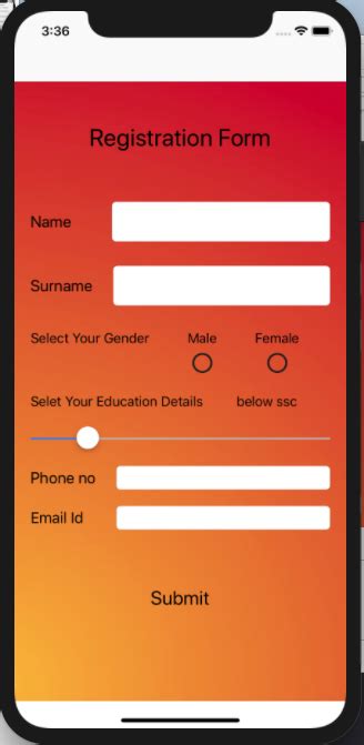 Image result for IOS 15 Form Example