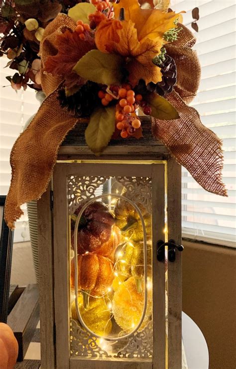 Fall Lanterns Decorating with Fall Lanterns - my home of all seasons