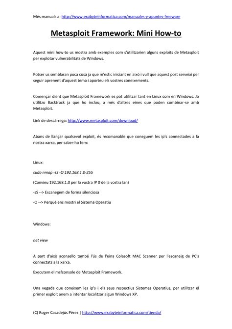 Image result for Metasploit Framework Tutorial En Español