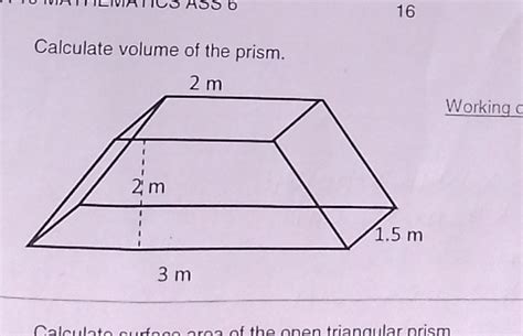 Volume Of A Prism Formula - MSF Resources