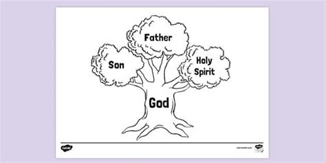 Image result for Cartoon Trinity Tree