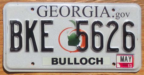 Image result for Georgia State License Plate