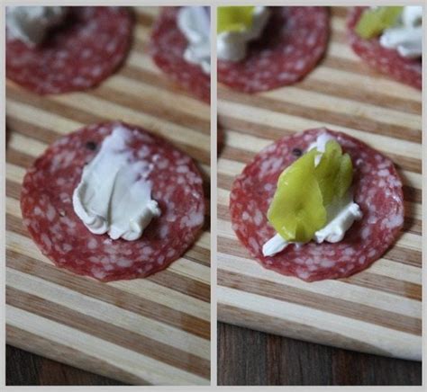 Image result for Appetizers Using Salami Slices