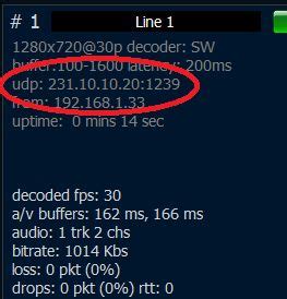 Image result for VLC UDP Error Message Multicast