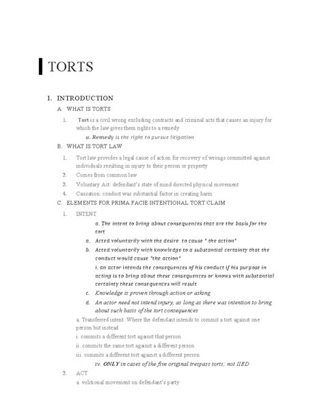 Image result for Torts Example