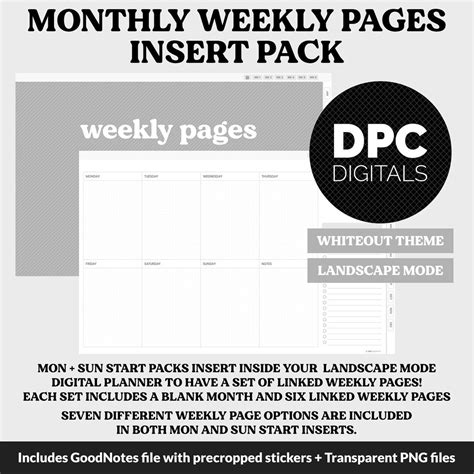 Image result for InDesign Good Notes Linked Planner