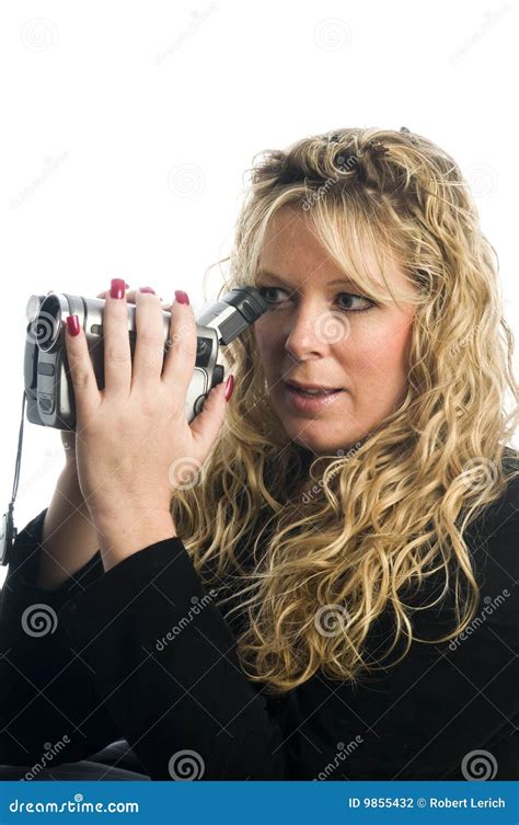 Image result for Beautiful Woman Using Video Camera