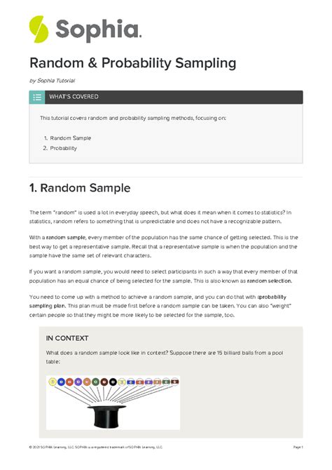 Image result for Examples of Random Probability Sampling