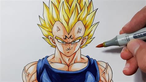 Image result for Tutorial Drawing Vegeta
