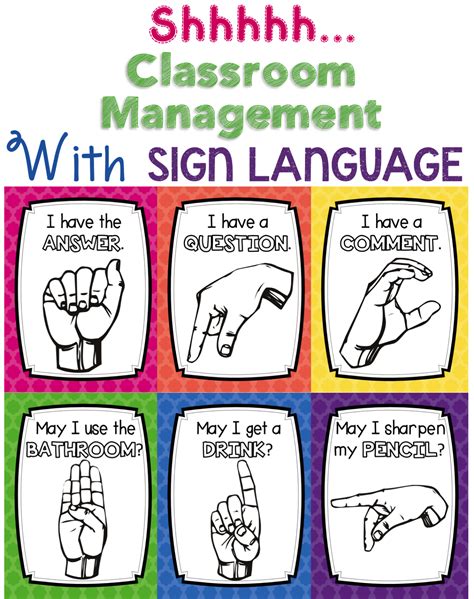 Image result for Classroom Sign Language