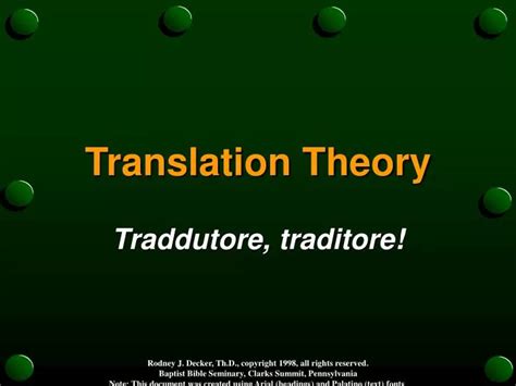 Image result for Basic Theory of Translation PDF