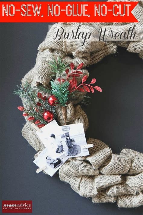 Image result for Burlap Wreath Tutorial