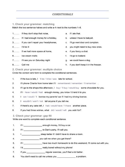 Image result for Past Conditional Exercises