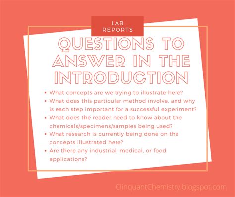 Image result for How to Write a Good Lab Report Introduction