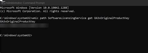 Image result for Command Promt Command for Product Key