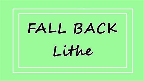 Image result for Fall Back Lithe Videos Challenge