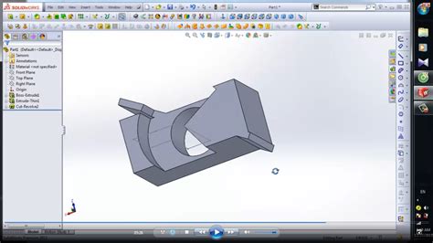 Image result for SolidWorks Revolve Cut for Beginners