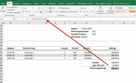 Image result for Excel Rechnung Tutorial