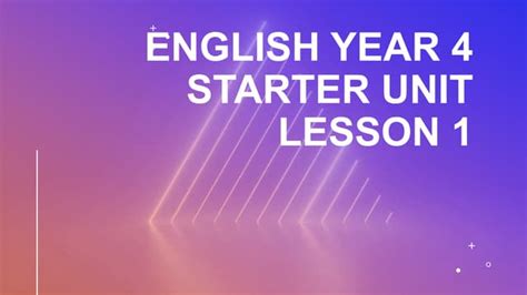 Image result for 4th Class English Lesson 1