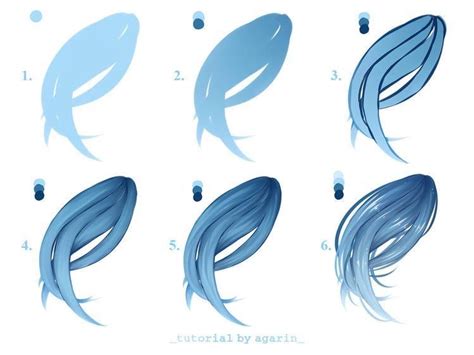 Image result for Anime Hair Drawing Tutorial