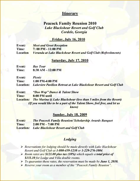 Image result for Family Reunion Event Program