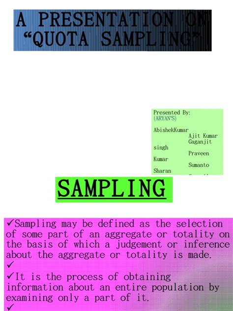 Image result for Quota Sampling