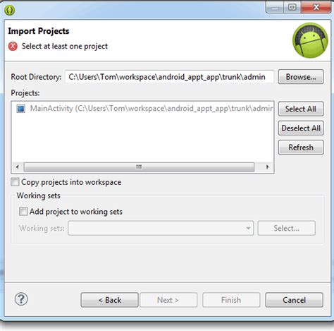 Image result for How to Import Android Project and Run On Eclipse