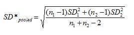 Image result for Pooled Stdev
