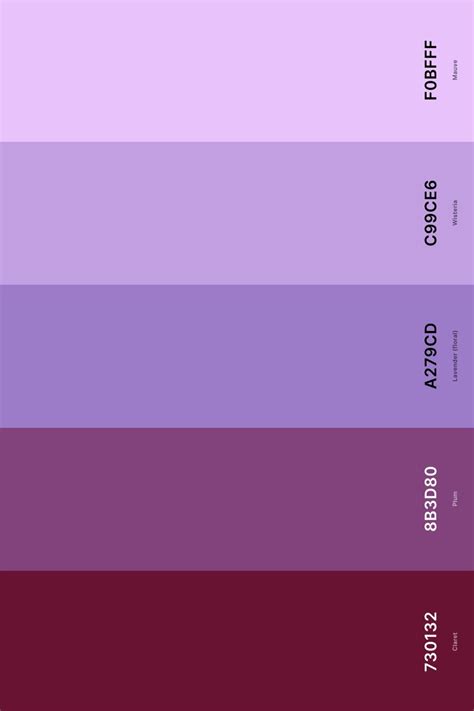Image result for Mauve Color Chart