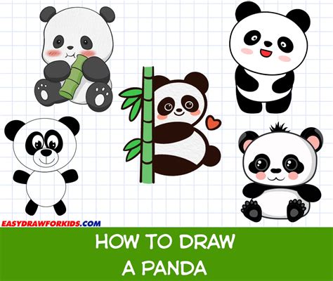Image result for How to Draw a Panda Tutorial