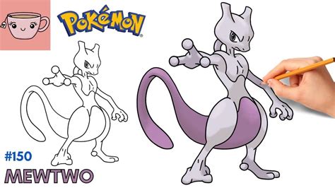 Image result for Draw Mewtwo Easy