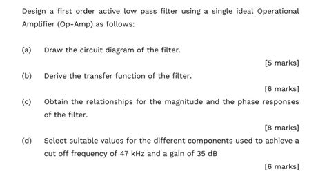 Image result for First Order Active Filter