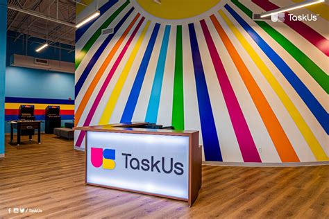 Image result for TaskUs Reception Desk