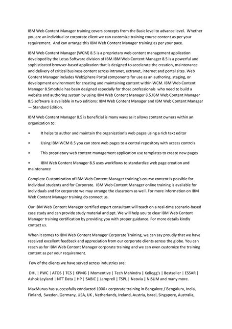 Image result for Content Manager Training