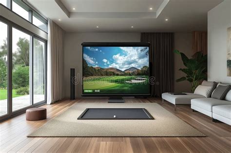 Image result for Golf Simulator Modern Setup