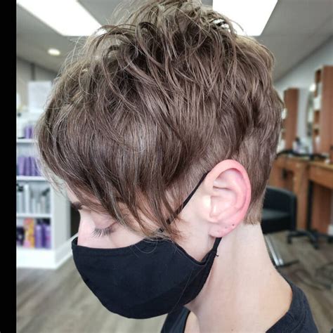 Image result for Long Pixie Cut Undercut Tutorial
