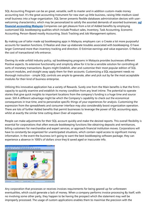 Image result for How Does SQL Accounting Work
