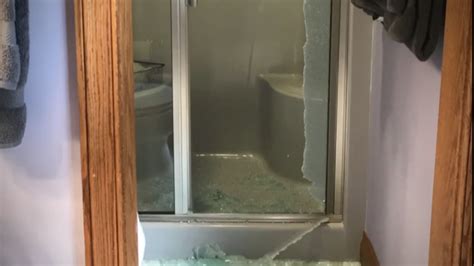 Image result for Exploding Glass Shower Doors