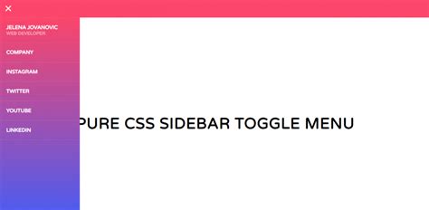 Image result for Toggle Navigation CSS