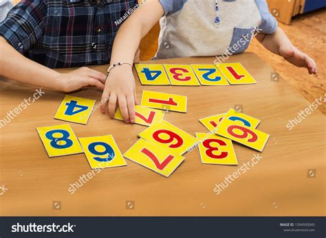 Kids Playing Educational Games Child Kindergarten Stock Photo ...